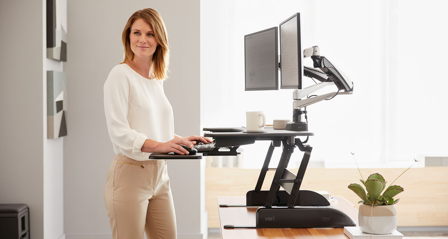 Vari Australia Standing Desks, Sit-Stand Converters, and Accessories