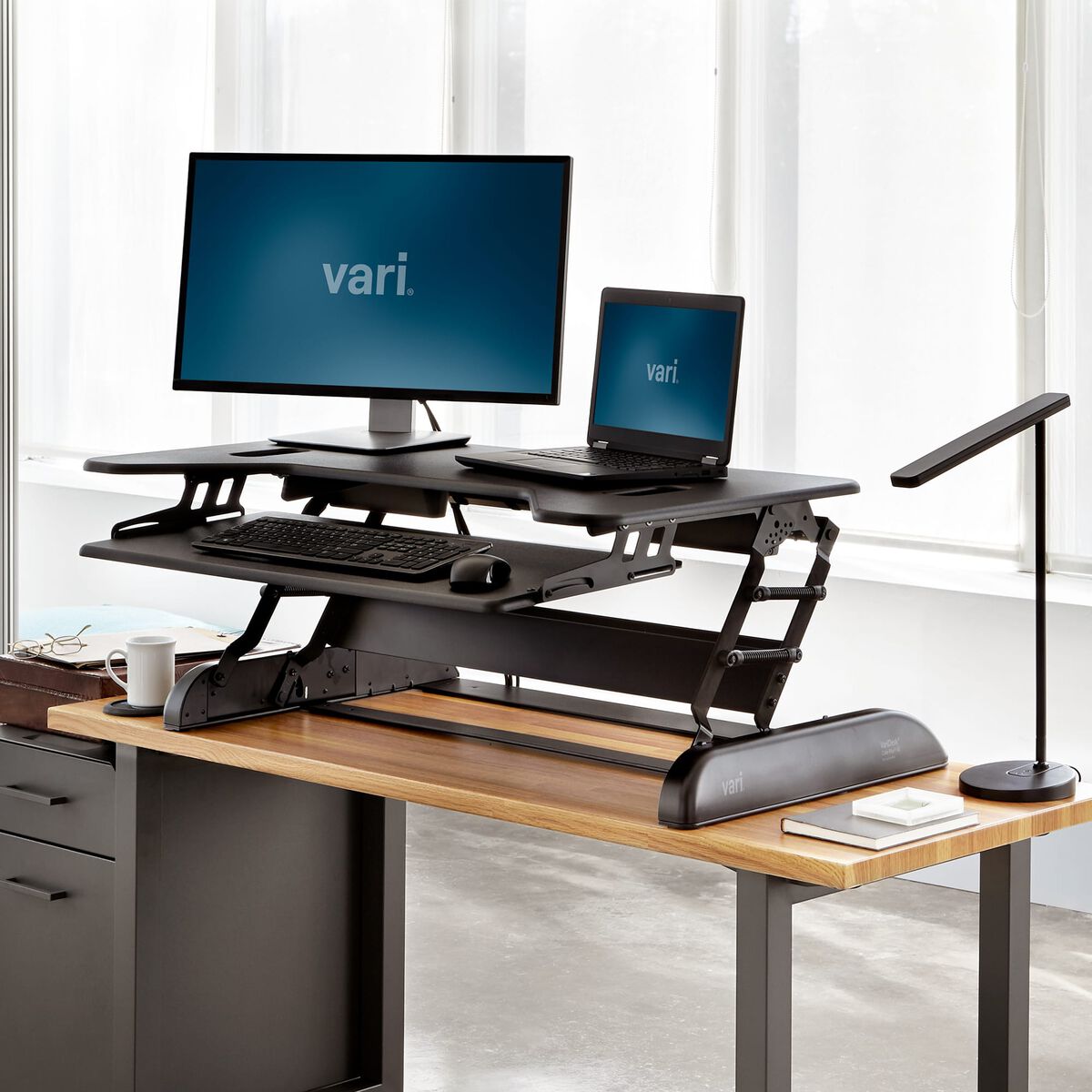 VariDesk® Cube Plus® 40 | VARIDESK Adjustable Height Converters | Vari®