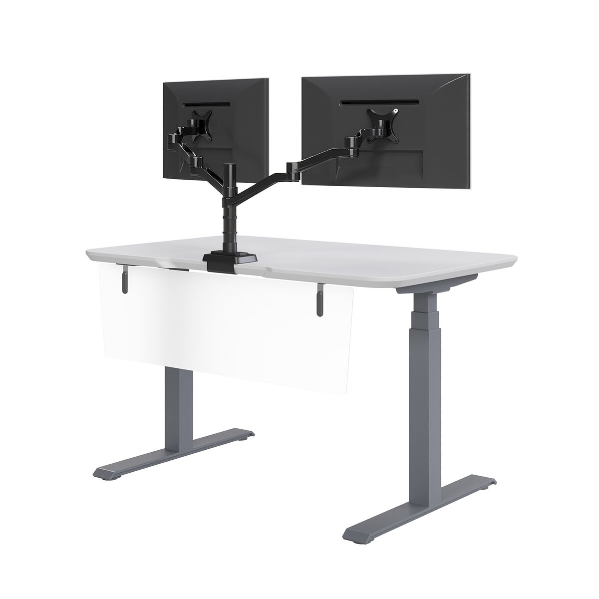 Acrylic Modesty Panel 48 | Electric Standing Desk Partition | Vari®