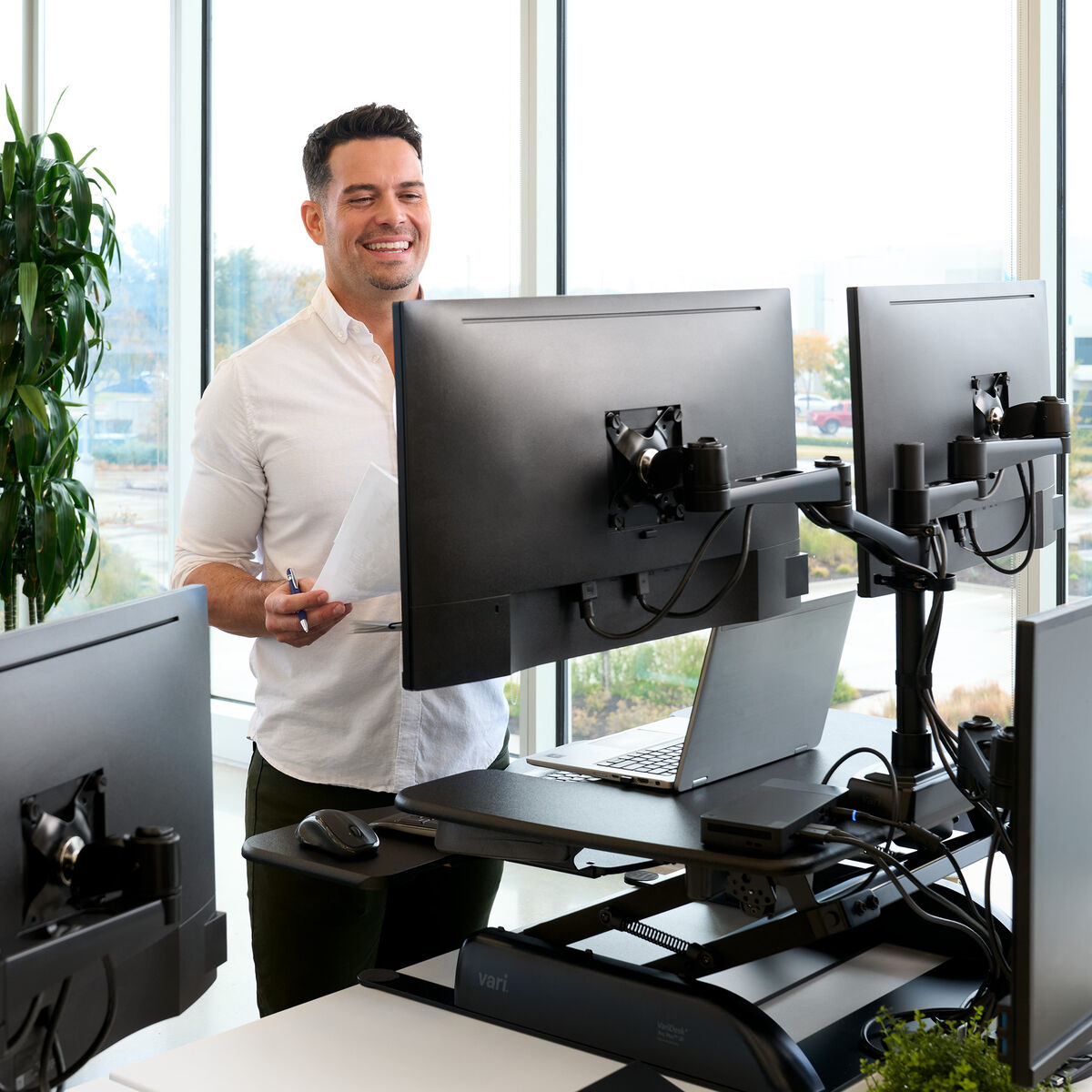 VariDesk® Pro Plus™ 30 | Adjustable Height Desk Converters | Vari®