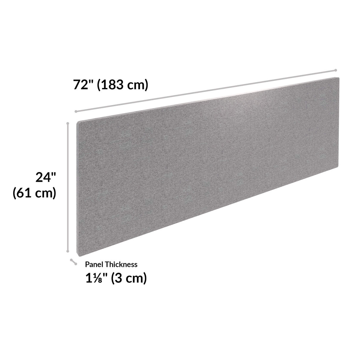Beam Privacy Panel 72 | Desk Partition | Vari®