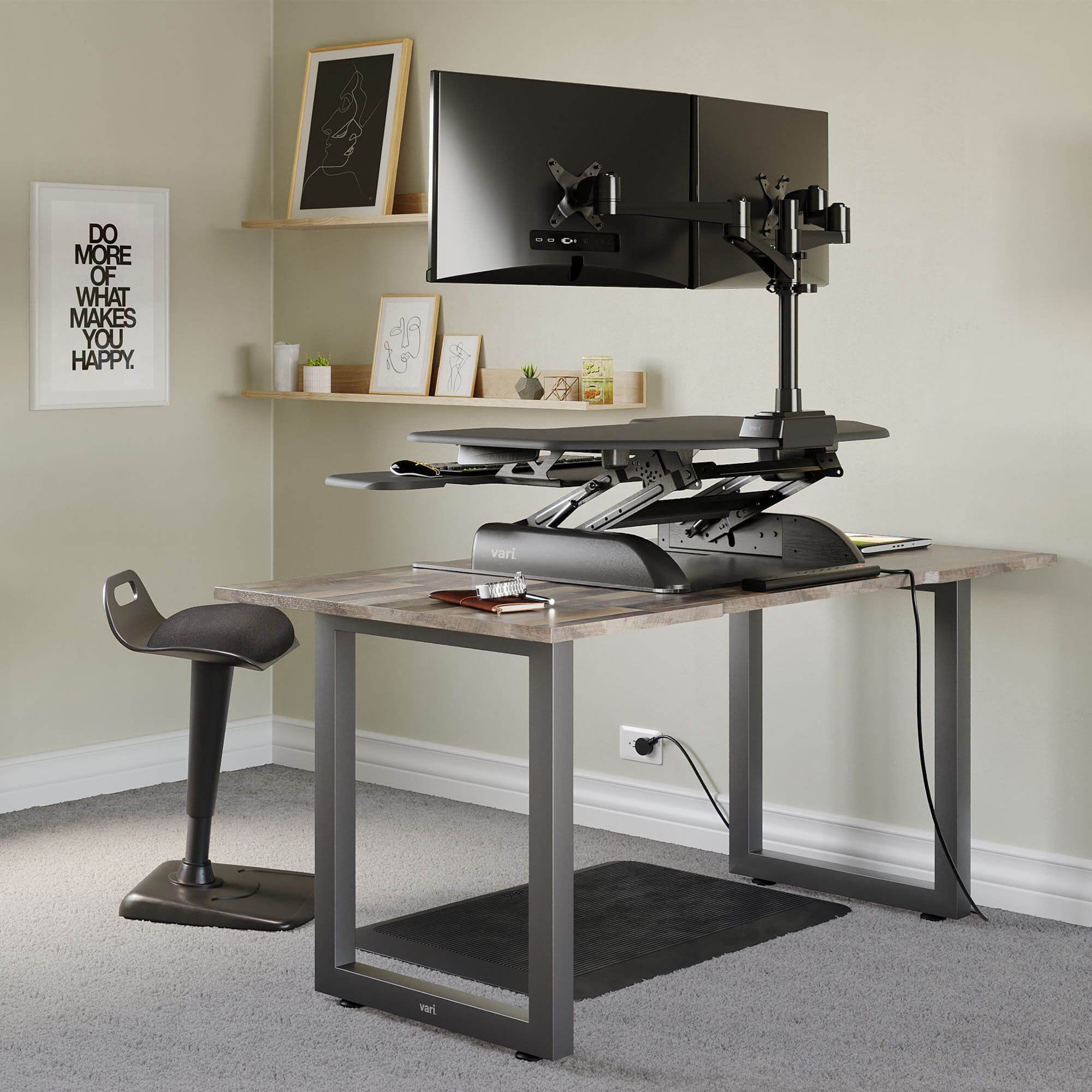 Space saving standing desk store
