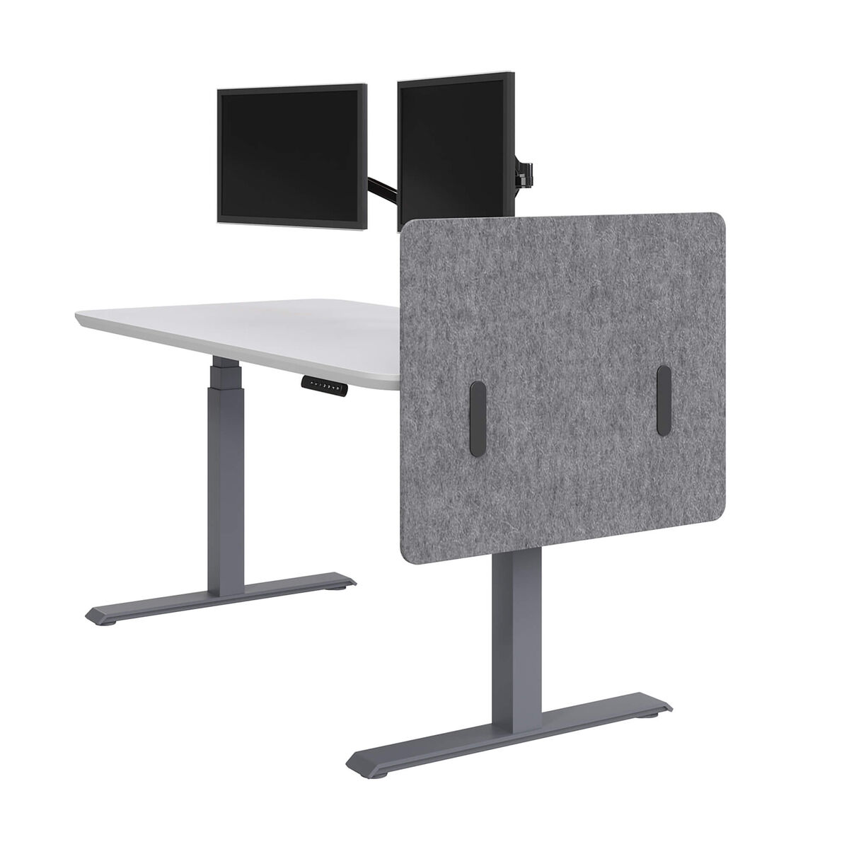 Felt Privacy + Modesty Panel 30 | Office Desk Partition | Vari®
