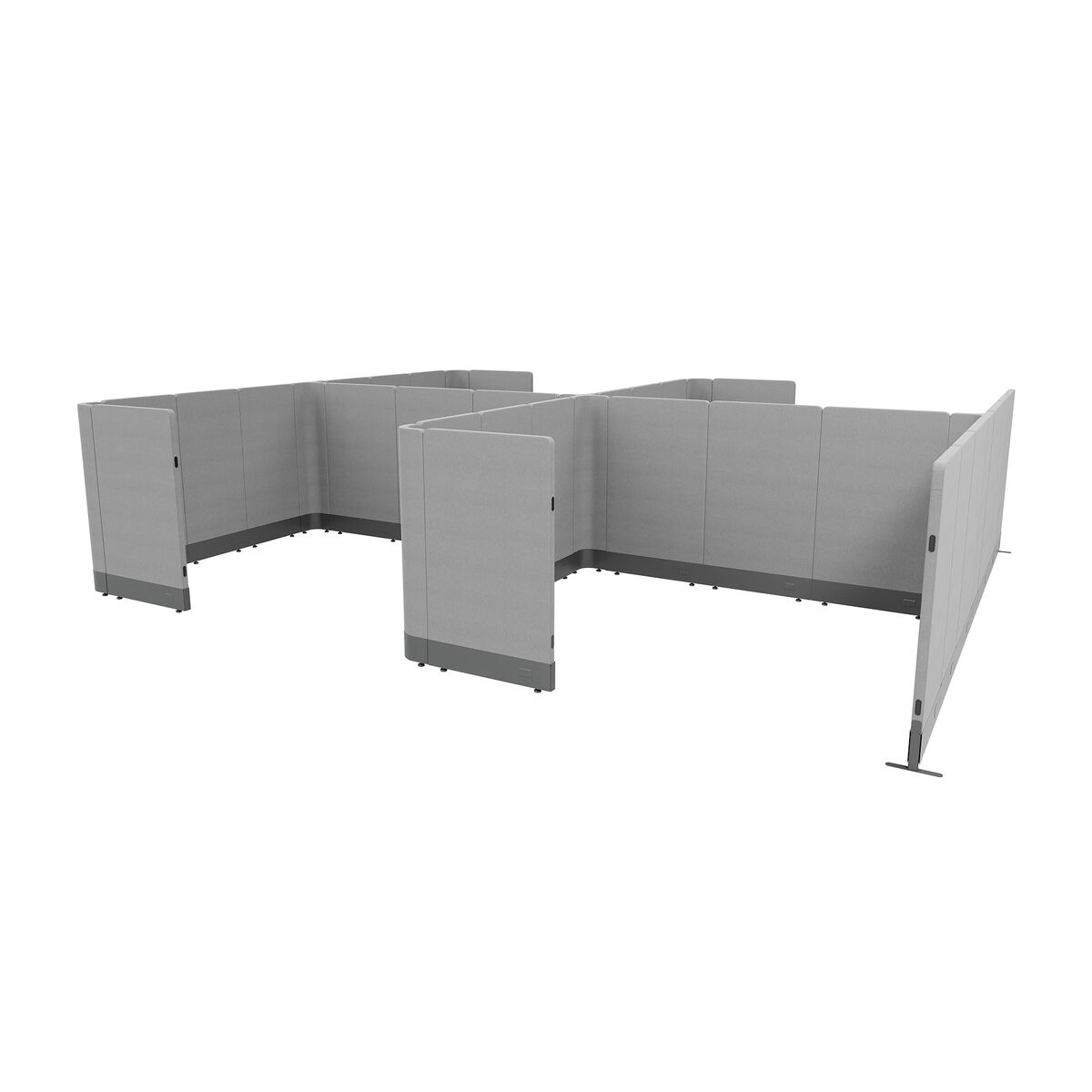 QuickFlex Cubes Elevated 4-Pack Bundle | Walls Cubicles & Partitions | Vari