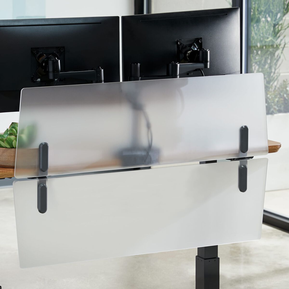 Acrylic Modesty Panel 48 | Electric Standing Desk Partition | Vari®