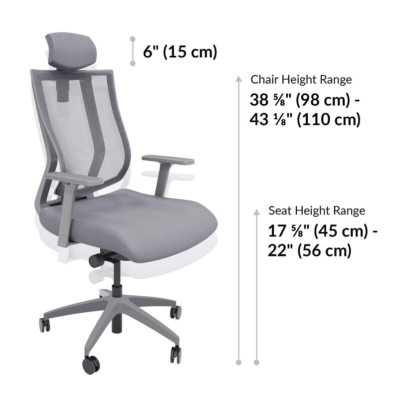 Task Chair with Headrest | Standing Desk Office Chair | Vari®