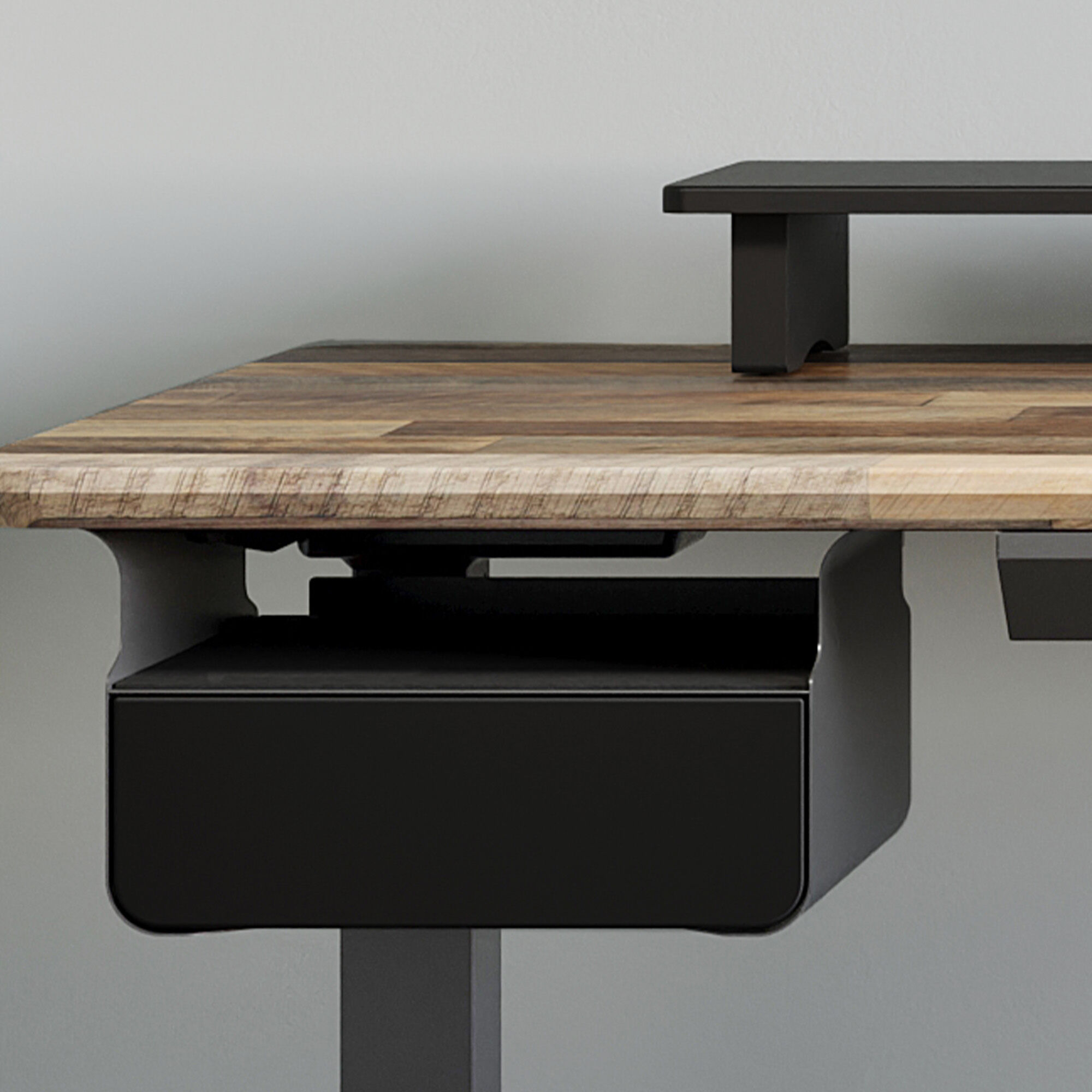 Desk undermount shelf store