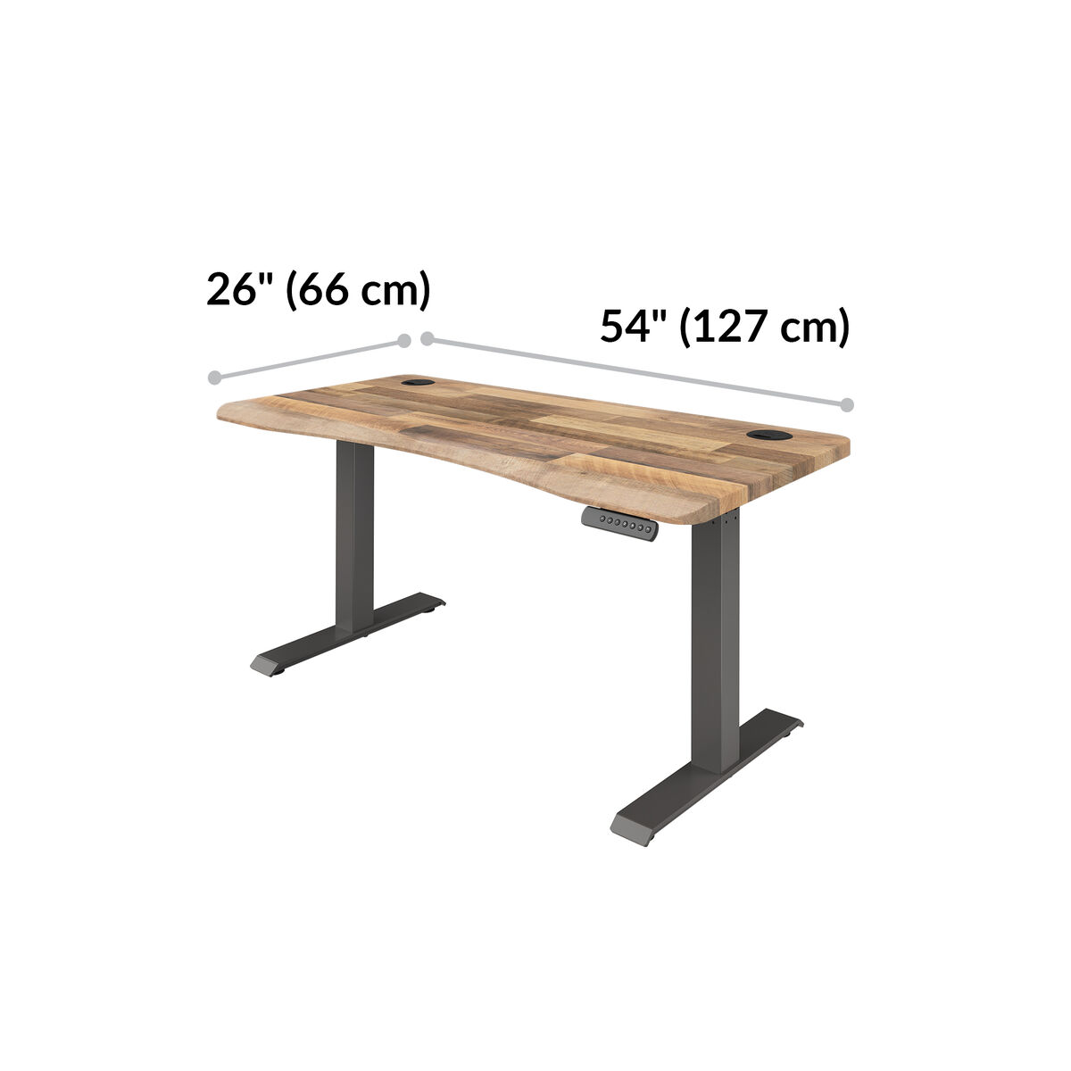 Ergo Electric Standing Desk 54x26 | Ergonomic Sit-to-stand Desk | Vari