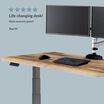 Electric Standing Desk with ComfortEdge™ 60x30 | Height Adjustable ...