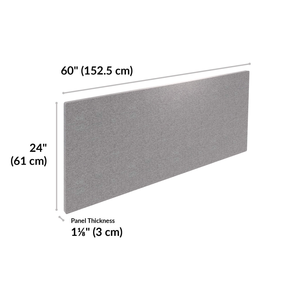Beam Privacy Panel 60 | Desk Partition | Vari®