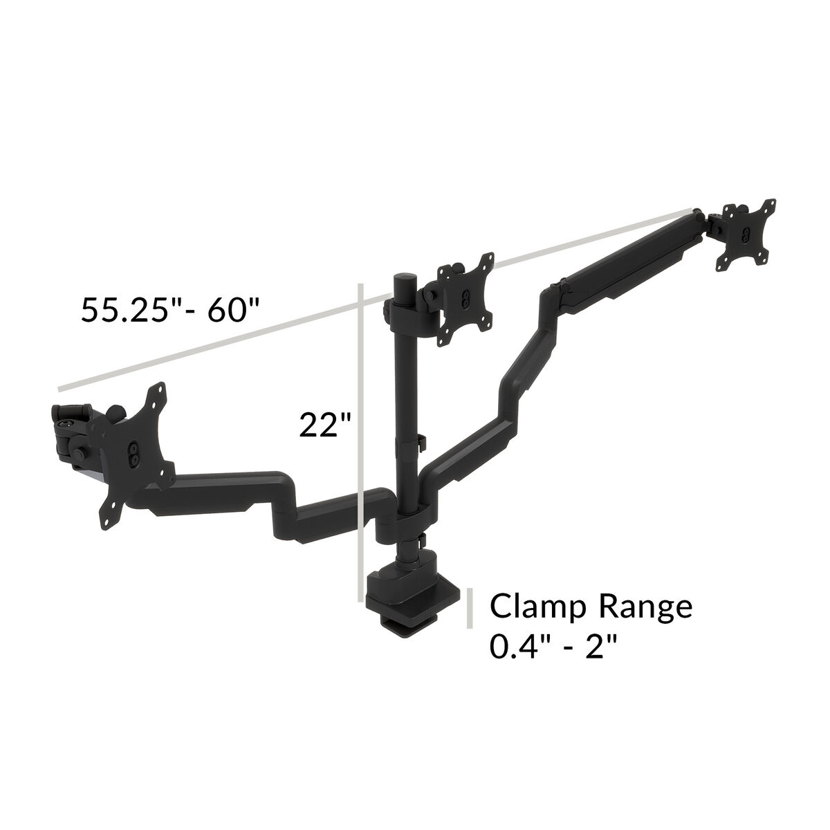 Triple-Monitor Arm | Monitor Mounts & Stands | Vari®