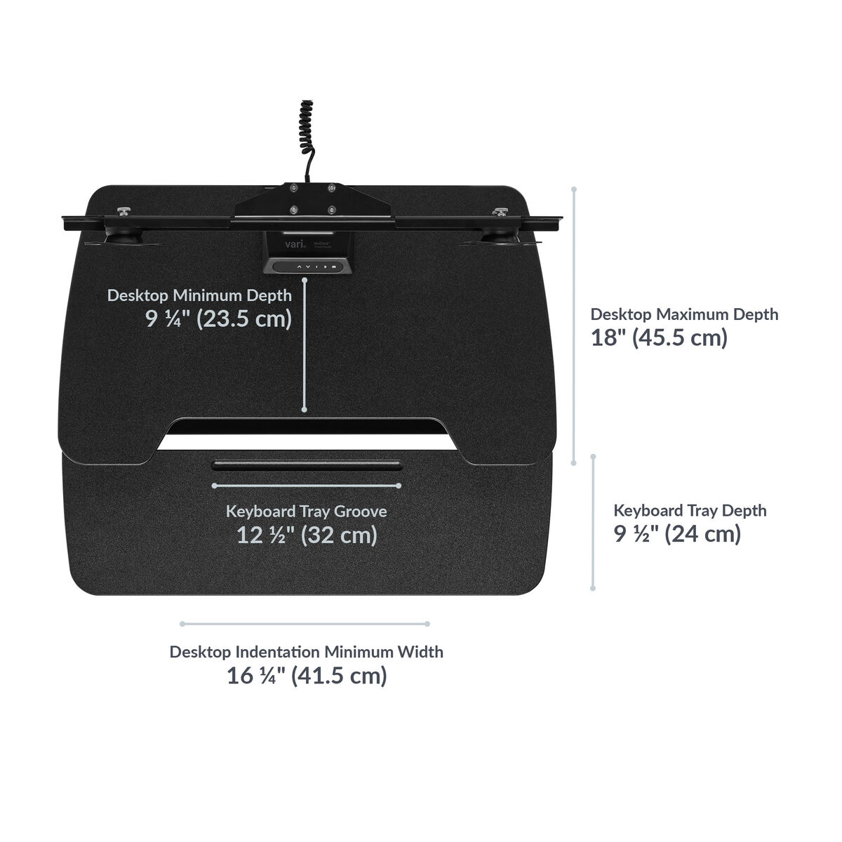 VariDesk Premier Electric Dual-Monitor | Sit-Stand Converters | Vari