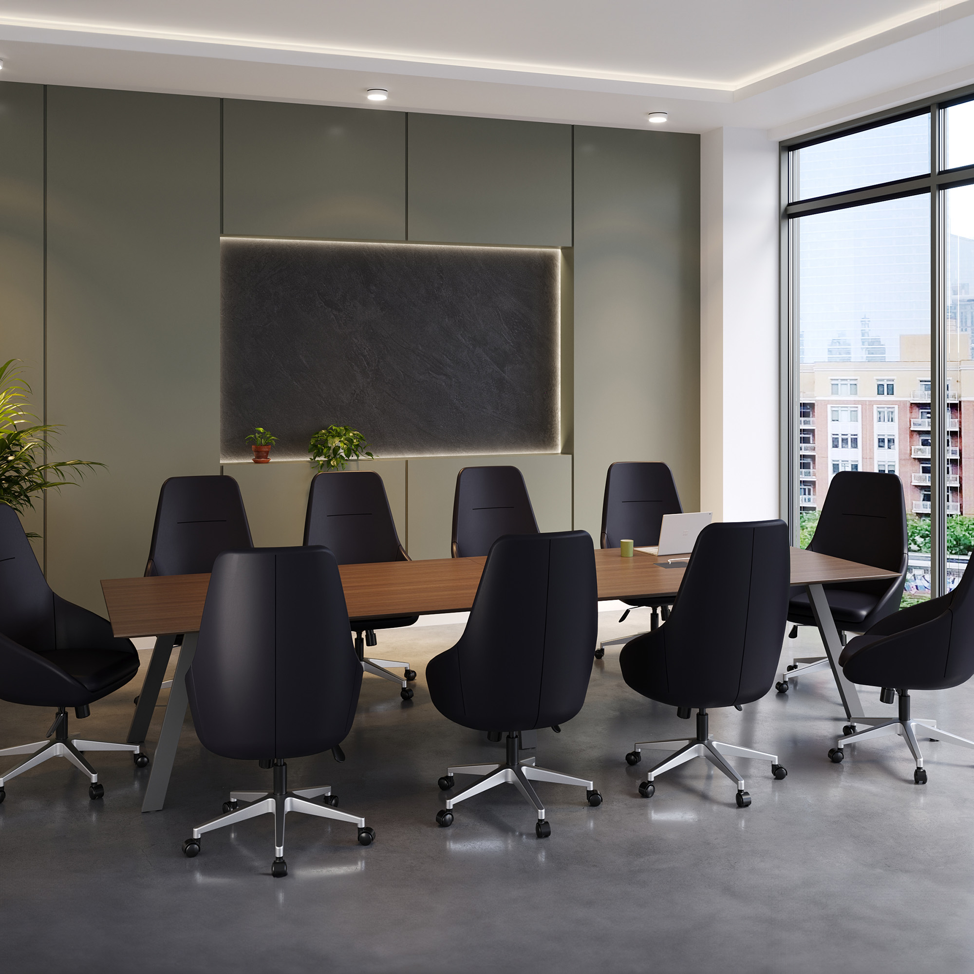 Executive Conference Table Corporate Office Furnishings Vari